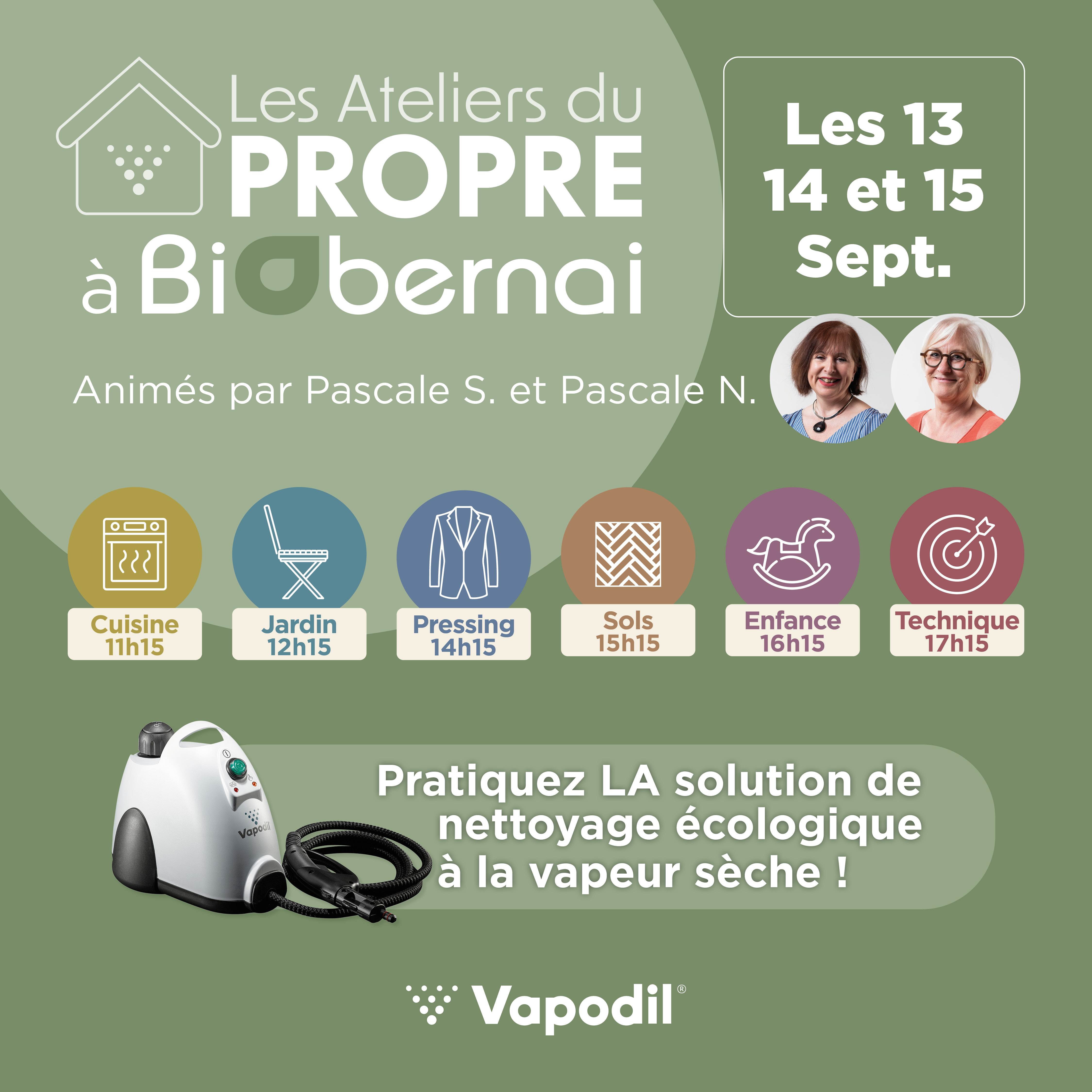 Les Ateliers de la propreté écologique et durable - Vapodil